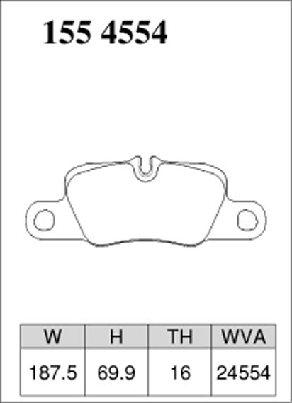 Тормозные колодки Dixcel Premium P-1554554 PORSCHE Panamera / 911 (991 ...